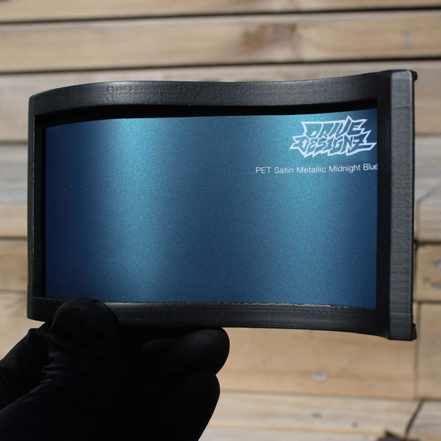 PET Satin Metallic Midnight Blue